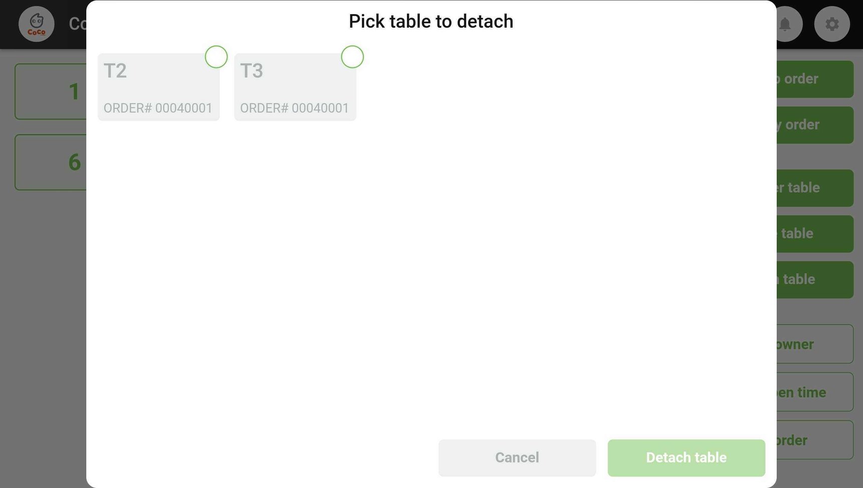 Merge & Detach Tables.