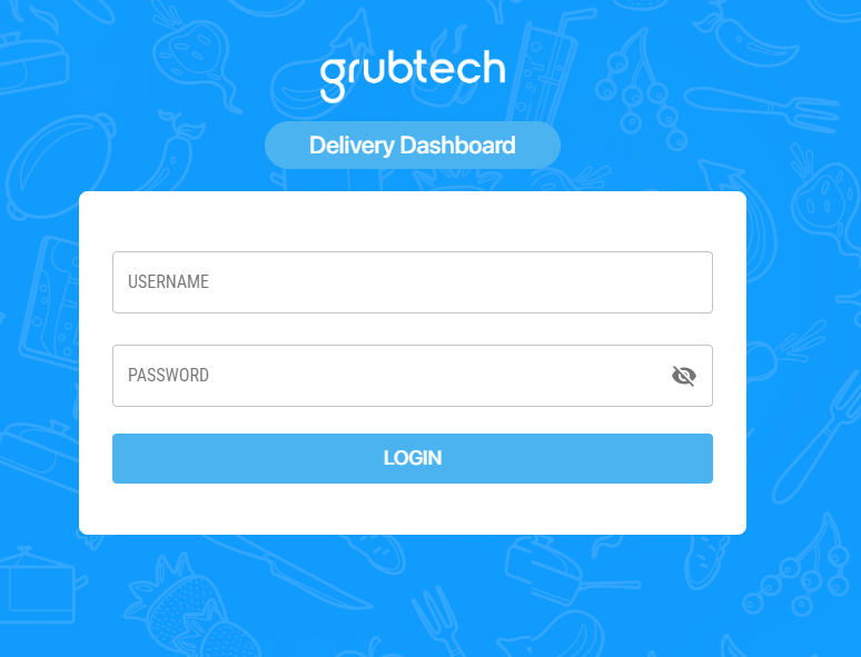 Log in to grubDispatcher